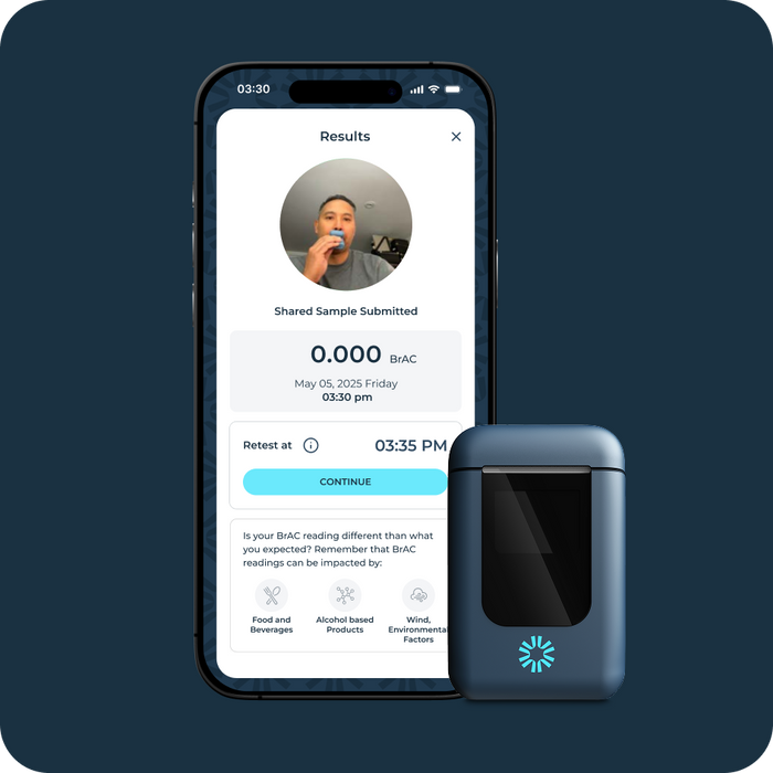 Keepr Portable Breathalyzer & App Subscription | Keepr
